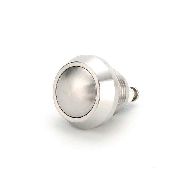 12mm flat head momentary IP65 push button switch from China ...